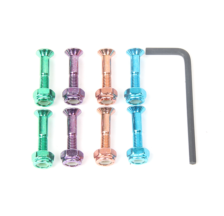 Longboard Skateboard Hardware Anodized Bolt | ThaneLife Longboard ...